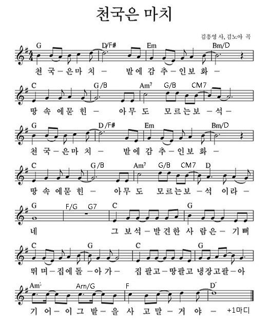 최선을 다해 최상의 것으로 20190721 오후예배 찬양콘티